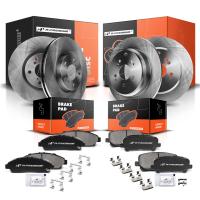 China Front & Rear Disc Brake Rotors & Ceramic Brake Pads for Honda Pilot 09-15 Acura for sale