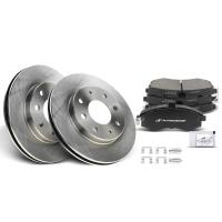 China Front Disc Brake Rotors & Ceramic Brake Pads for Hyundai Elantra 02-05 L4 2.0L for sale