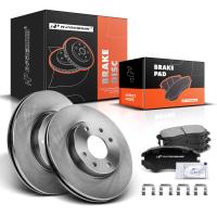 China Front Disc Brake Rotors & Ceramic Brake Pads for Hyundai Sonata 03-05 Kia Optima for sale