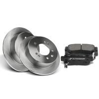 China Rear Disc Brake Rotors & Ceramic Brake Pads for Hyundai Elantra 2007-2010 for sale
