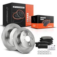 China Rear Disc Brake Rotors & Ceramic Brake Pads for Toyota Camry 12-17 Avalon Lexus ES350 for sale