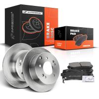 China Rear Disc Brake Rotors & Ceramic Brake Pads for Hyundai Elantra 11-12 Tucson Kia for sale