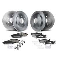 China Front & Rear Disc Brake Rotors & Ceramic Brake Pads for INFINITI QX56 Nissan for sale