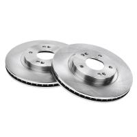 China Front & Rear Disc Brake Rotors & Ceramic Brake Pads for Hyundai Tucson Kia 4WD for sale