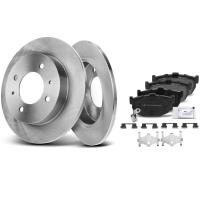 China Rear Disc Brake Rotors & Ceramic Brake Pads for Hyundai Elantra 97-06 Tiburon for sale