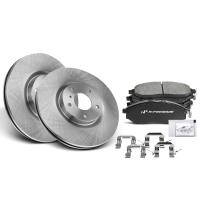 China Front Disc Brake Rotors & Ceramic Brake Pads for INFINITI EX35 G25 Nissan 350Z for sale