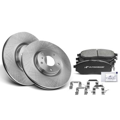 China Front Disc Brake Rotors & Ceramic Brake Pads for INFINITI EX35 G25 Nissan 350Z for sale