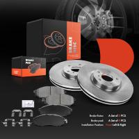 China Front Disc Brake Rotors & Ceramic Brake Pads for INFINITI EX35 G25 Nissan 350Z for sale