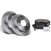 China Rear Disc Brake Rotors & Ceramic Brake Pads for Hyundai Sonata 06-08 Kia Optima for sale