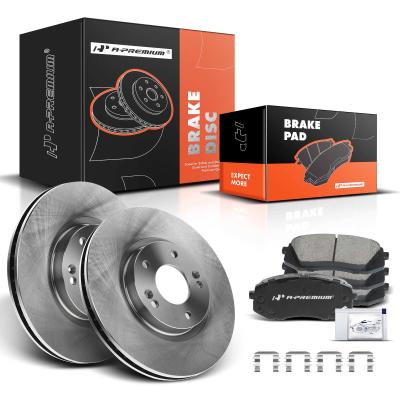 China Front Disc Brake Rotors & Ceramic Brake Pads for Hyundai Tucson 2010-2015 Kia for sale