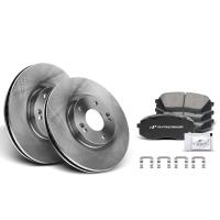 China Front Disc Brake Rotors & Ceramic Brake Pads for Hyundai Tucson 2010-2015 Kia for sale