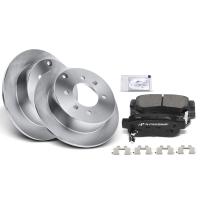 China Rear Disc Brake Rotors & Ceramic Brake Pads for Hyundai Sonata 99-05 Kia Optima for sale