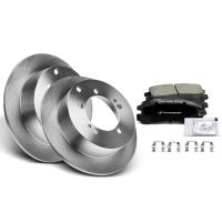 China Rear Disc Brake Rotors & Ceramic Brake Pads for Chrysler Sebring Mitsubishi for sale