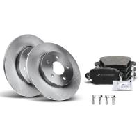China Rear Disc Brake Rotors & Ceramic Brake Pads for Jaguar X-Type 2002-2004 for sale