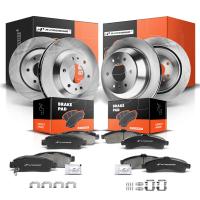 China Front & Rear Disc Brake Rotors & Ceramic Brake Pads for Chevrolet Trailblazer for sale