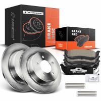 China Rear Disc Brake Rotors & Ceramic Brake Pads for Chrysler Pacifica 2004-2008 for sale