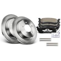 China Rear Disc Brake Rotors & Ceramic Brake Pads for Chrysler Pacifica 2004-2008 for sale