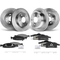 China Front & Rear Disc Brake Rotors & Ceramic Brake Pads for Jeep Grand Cherokee 99-02 for sale