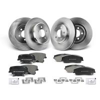 China Front & Rear Disc Brake Rotors & Ceramic Brake Pads for Chrysler 300 Dodge for sale