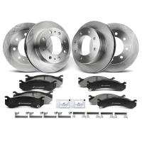 China Front & Rear Disc Brake Rotors & Ceramic Brake Pads for Chevrolet Silverado 2500 for sale
