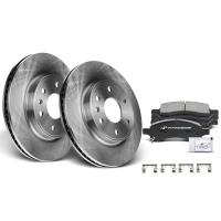 China Front Disc Brake Rotors & Ceramic Brake Pads for Chevrolet Traverse Buick GMC for sale