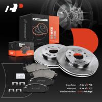 China Front Disc Brake Rotors & Ceramic Brake Pads for Chevrolet Silverado 1500 for sale