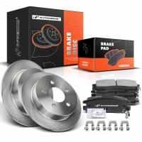 China Rear Disc Brake Rotors & Ceramic Brake Pads for Chevrolet Impala Buick Pontiac for sale