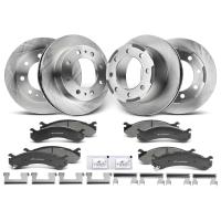 China Front & Rear Disc Brake Rotors & Ceramic Brake Pads for Chevrolet Silverado 3500 for sale