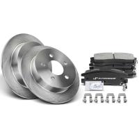 China Rear Disc Brake Rotors & Ceramic Brake Pads for Chevrolet Impala Buick Pontiac for sale