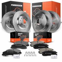 China Front & Rear Disc Brake Rotors & Ceramic Brake Pads for Chevrolet Impala 06-10 for sale