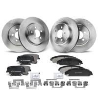 China Front & Rear Disc Brake Rotors & Ceramic Brake Pads for Chrysler 300 2005-2020 for sale
