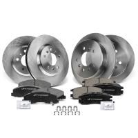 China Front & Rear Disc Brake Rotors & Ceramic Brake Pads for Chevrolet Impala 06-10 for sale