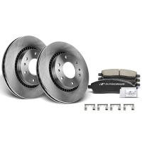 China Front Disc Brake Rotors & Ceramic Brake Pads for Chevrolet Trailblazer 06-09 for sale