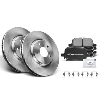 China Front Disc Brake Rotors & Ceramic Brake Pads for Chevrolet Malibu Aura G6 G5 for sale