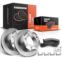 China Rear Disc Brake Rotors & Ceramic Brake Pads for Chevrolet Silverado 3500 for sale