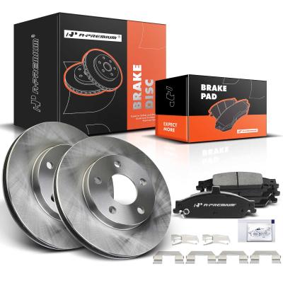 China Front Disc Brake Rotors & Ceramic Brake Pads for Chevrolet Malibu Oldsmobile for sale