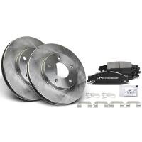 China Front Disc Brake Rotors & Ceramic Brake Pads for Chevrolet Malibu Oldsmobile for sale