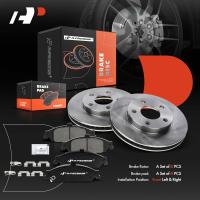 China Front Disc Brake Rotors & Ceramic Brake Pads for Chevrolet Malibu Oldsmobile for sale