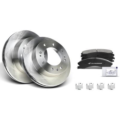 China Front Disc Brake Rotors & Ceramic Brake Pads for Chevrolet Silverado 2500 for sale