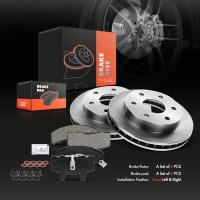 China Front Disc Brake Rotors & Ceramic Brake Pads for Chevrolet K1500 Tahoe GMC for sale