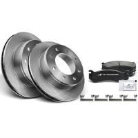 China Rear Disc Brake Rotors & Ceramic Brake Pads for Chevrolet Silverado 1500 HD GMC for sale