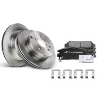 China Rear Disc Brake Rotors & Ceramic Brake Pads for Chevrolet Equinox GMC Terrain for sale