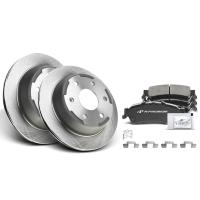 China Rear Disc Brake Rotors & Ceramic Brake Pads for Chevrolet Silverado 1500 GMC for sale