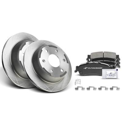 China Rear Disc Brake Rotors & Ceramic Brake Pads for Chevrolet Silverado 1500 GMC for sale