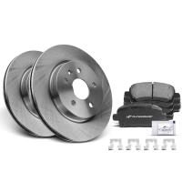 China Rear Disc Brake Rotors & Ceramic Brake Pads for Chevrolet Impala Buick LaCrosse for sale