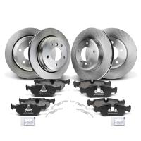 China Front & Rear Disc Brake Rotors & Ceramic Brake Pads for BMW 325xi 01-05 2.5L AWD for sale