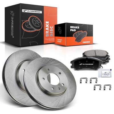 China Front Disc Brake Rotors & Ceramic Brake Pads for Chevrolet Captiva Sport Pontiac for sale