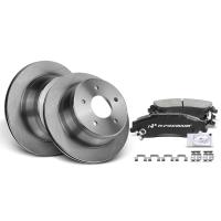 China Rear Disc Brake Rotors & Ceramic Brake Pads for Chevrolet Blazer 97-05 S10 GMC for sale