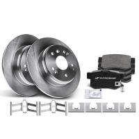 China Rear Disc Brake Rotors & Ceramic Brake Pads for Acura TL 04-08 Honda Element for sale