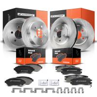 China Front & Rear Disc Brake Rotors & Ceramic Brake Pads for Chevrolet Impala Olds for sale